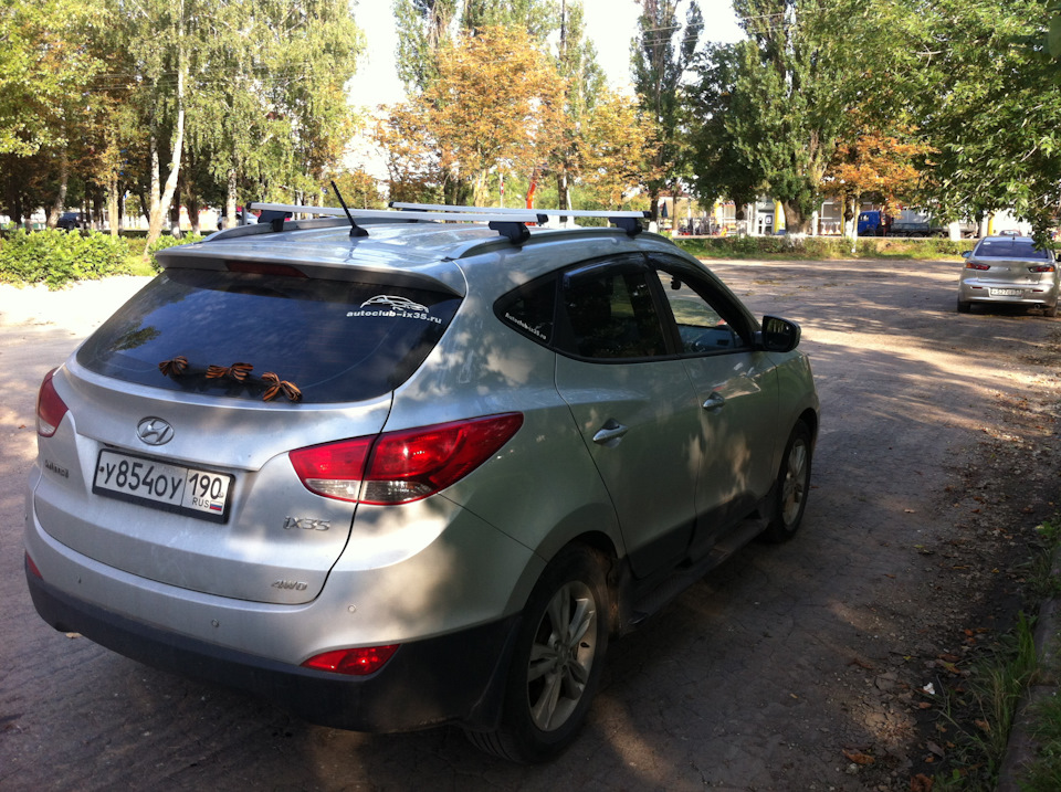 Багажник. — Hyundai ix35, 2 л, 2011 года | аксессуары | DRIVE2