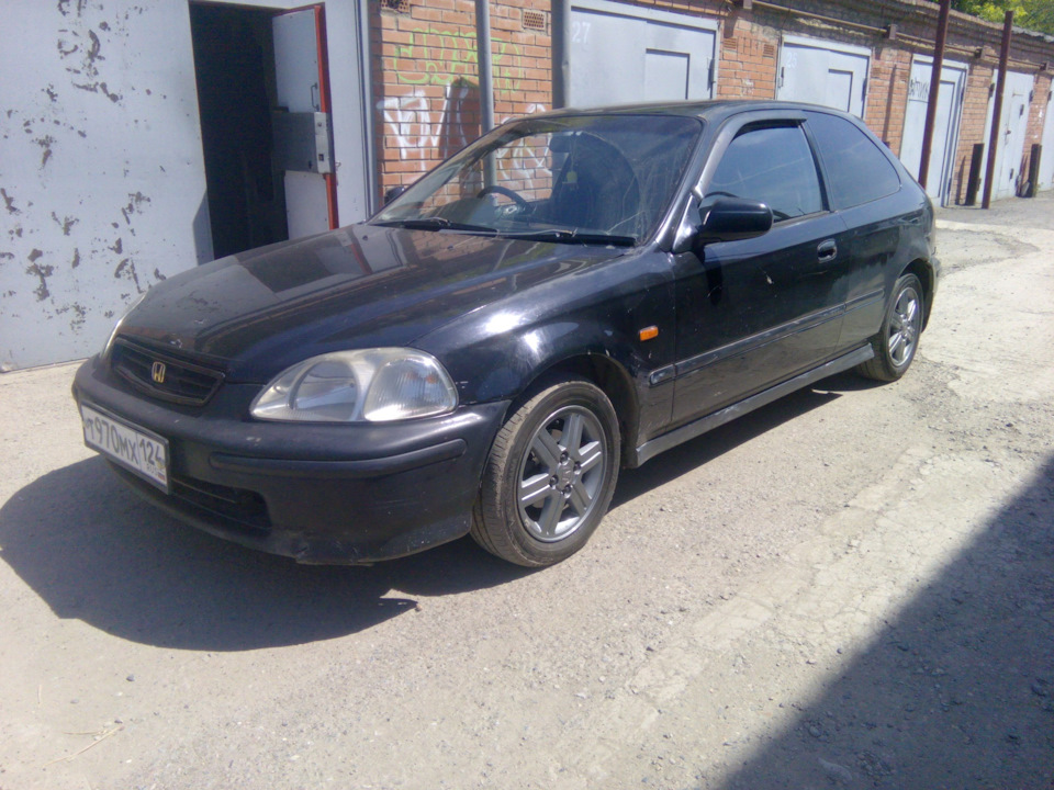 Enkei 1 Honda R14 + Yokohama BlueEarth 175\60 R14 — Honda Civic ...