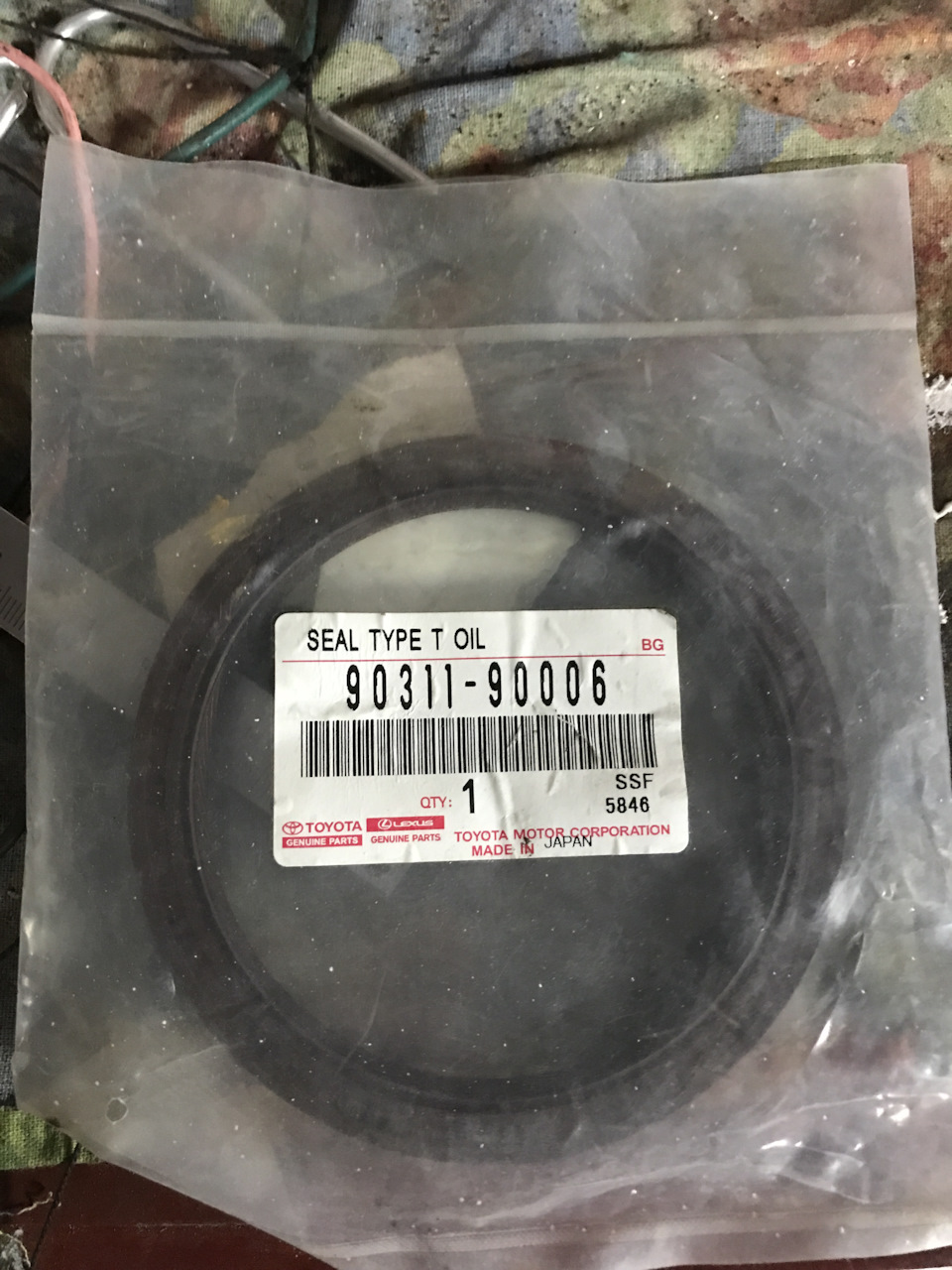 9031190006 Сальник коленвала задний TOYOTA LEXUS | Запчасти на DRIVE2