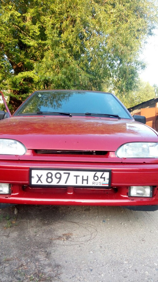 Широкие рамки на номера — Lada 2113, 1,5 л, 2006 года | аксессуары | DRIVE2