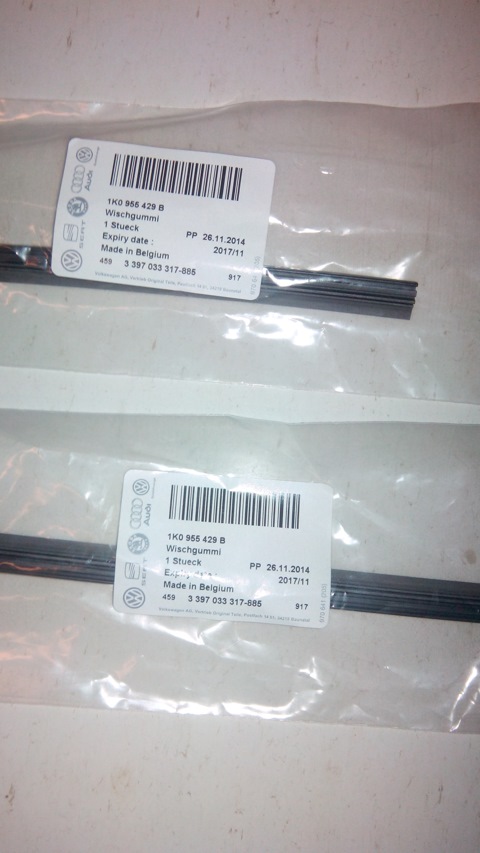 1K0955429B Резинки стеклоочистителя VAG | Запчасти на DRIVE2