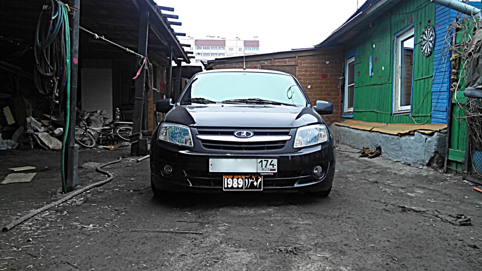 Pnevmopodveska Part 7 УСТАНОВЛЕННО — Lada Гранта (1G), 1,6 л, 2013 года ...