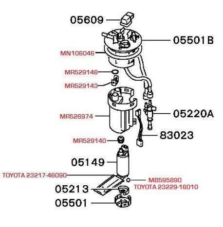 MN106046 Прокладка помпы топливного бака Mitsubishi | Запчасти на DRIVE2
