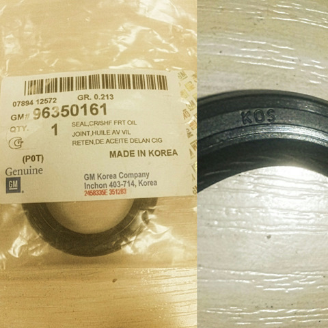 96350161 Сальник коленвала передний (30x42x8) / Chevrolet 1.4/1.6 97 ...