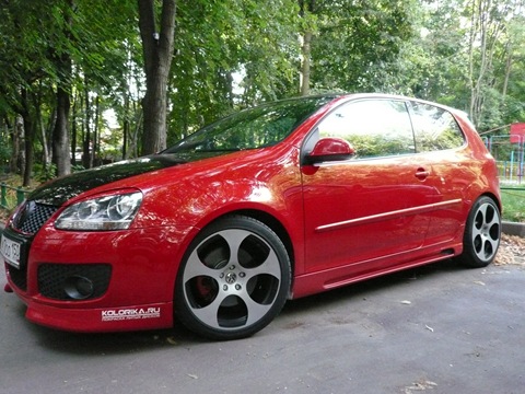 Кованные диски R18 реплика GTI W12 — Volkswagen Golf GTI Mk5, 2 л, 2006 ...