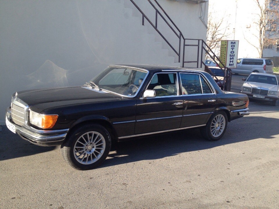 Передвигаемся своим ходом)) — Mercedes-Benz S-Class (W116), 2,8 л, 1975 ...