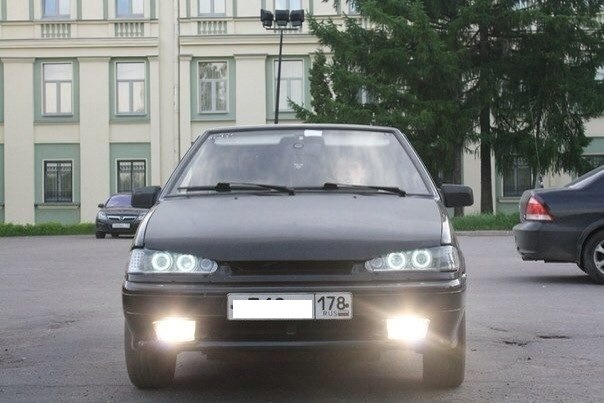 Установка ксенона в ПТФ — Lada 2114, 1,6 л, 2010 года | аксессуары | DRIVE2