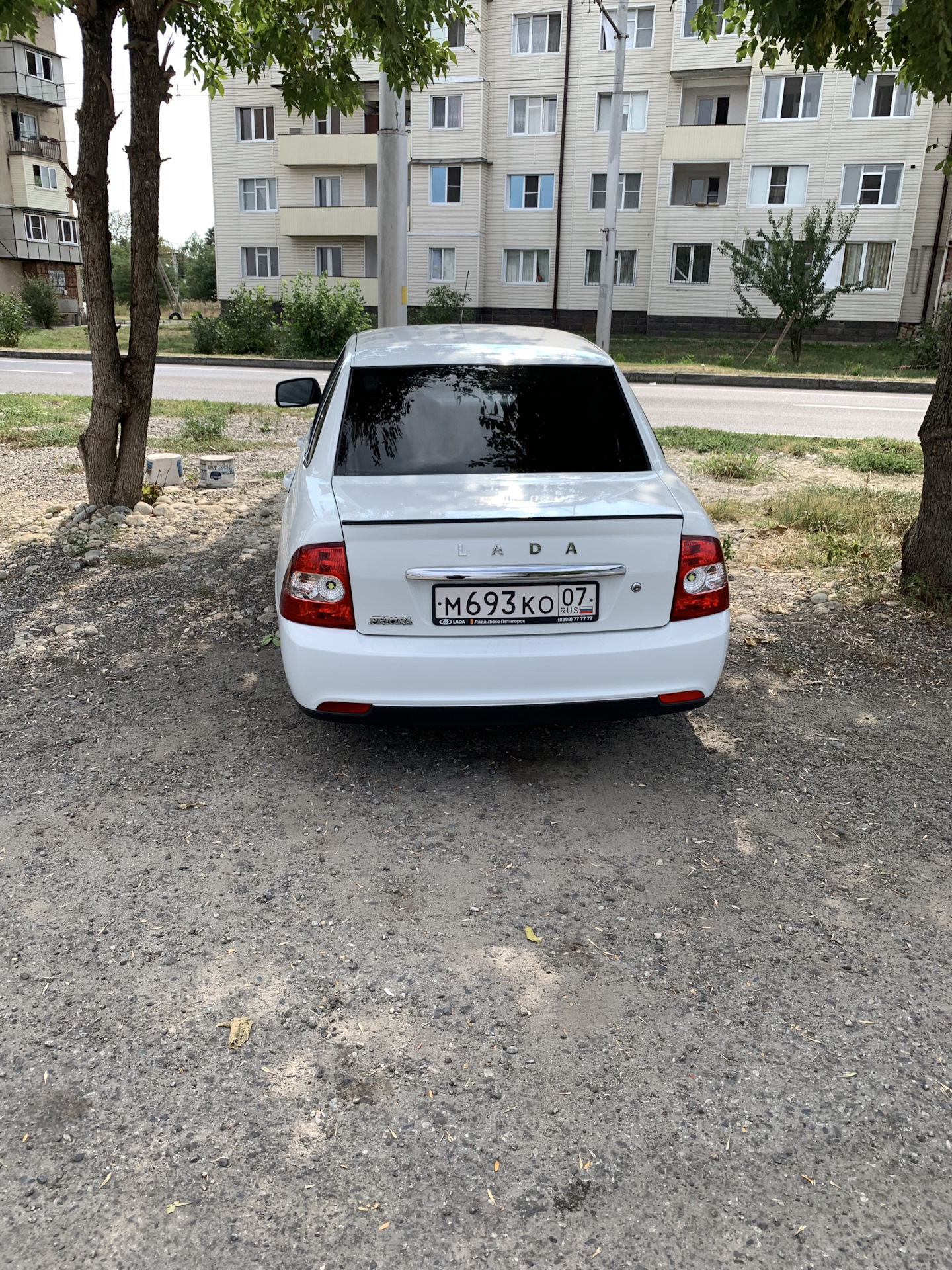 Лип спойлер — Lada Приора седан, 1,6 л, 2010 года | другое | DRIVE2