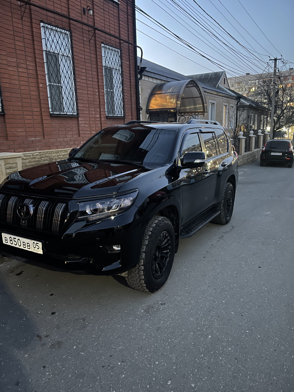 Легкая Тонировка фар — Toyota Land Cruiser Prado 150-series, 4 л, 2012 ...