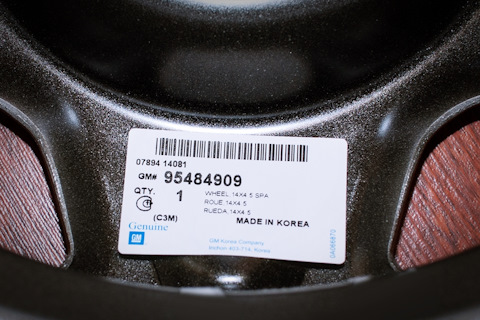 95484909 Стальной колесный диск GM | Запчасти на DRIVE2