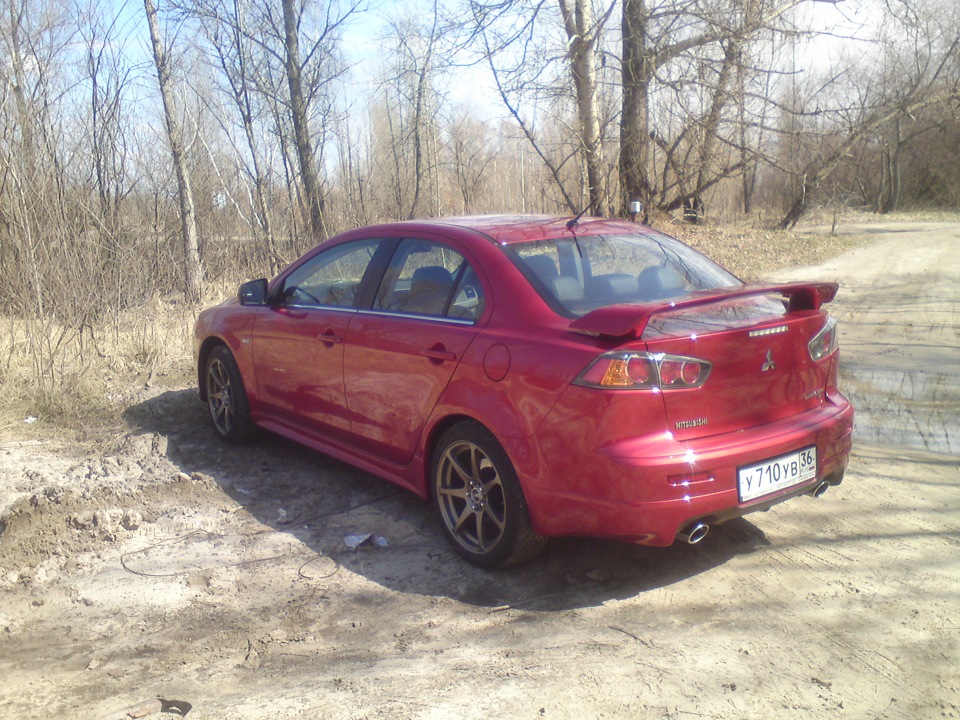 Немного весенних фоточек — Mitsubishi Lancer Ralliart, 2 л, 2008 года ...