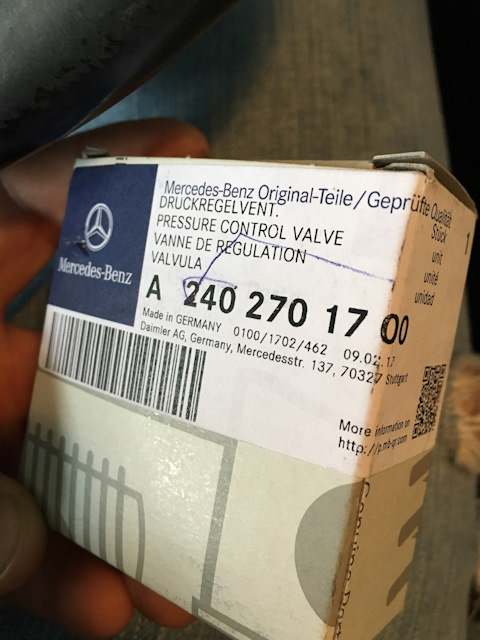 A2402701700 Соленоид гидроблока акпп Mercedes | Запчасти на DRIVE2