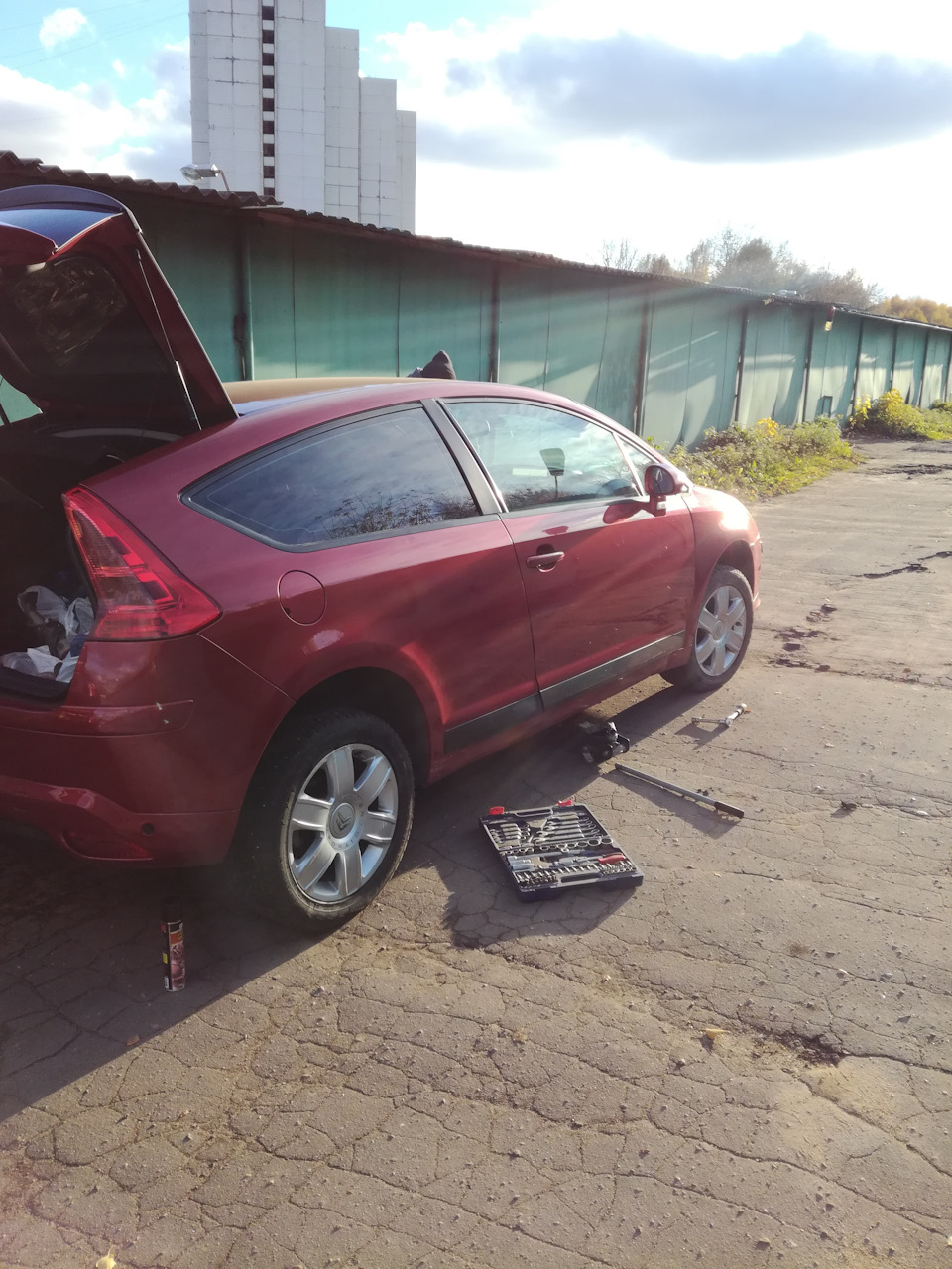 Переобулся — Citroen C4 (1G), 1,6 л, 2008 года | плановое ТО | DRIVE2