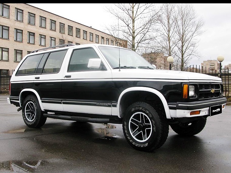 Предполагаемый будущий вид. — Chevrolet Blazer (S-10), 4,3 л, 1994 года ...