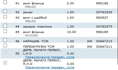 Схема коробки передач и номера деталей (Powershift) — Volvo S40 (2G), 2 ...