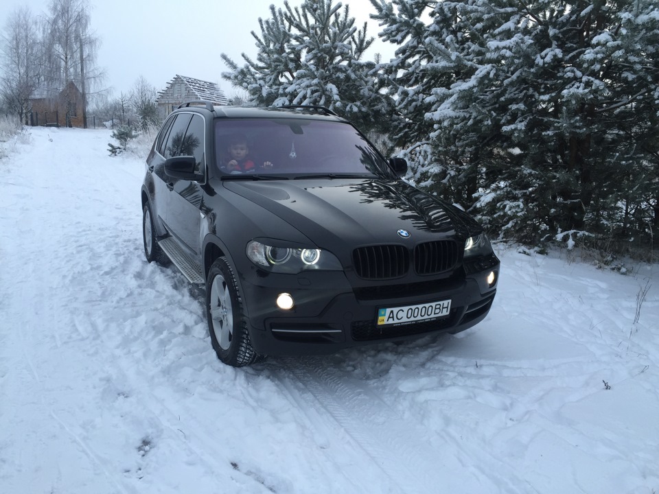 Ездили кататься на санках) — BMW X5 (E70), 3 л, 2009 года | фотография | DRIVE2