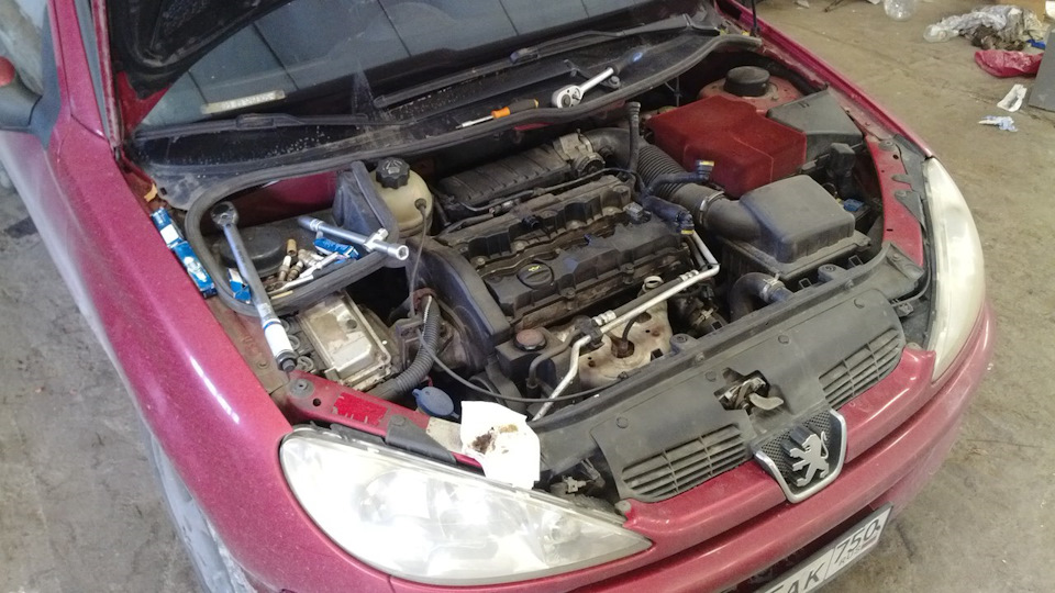 Свечи — Peugeot 206, 1,6 л, 2003 года | своими руками | DRIVE2