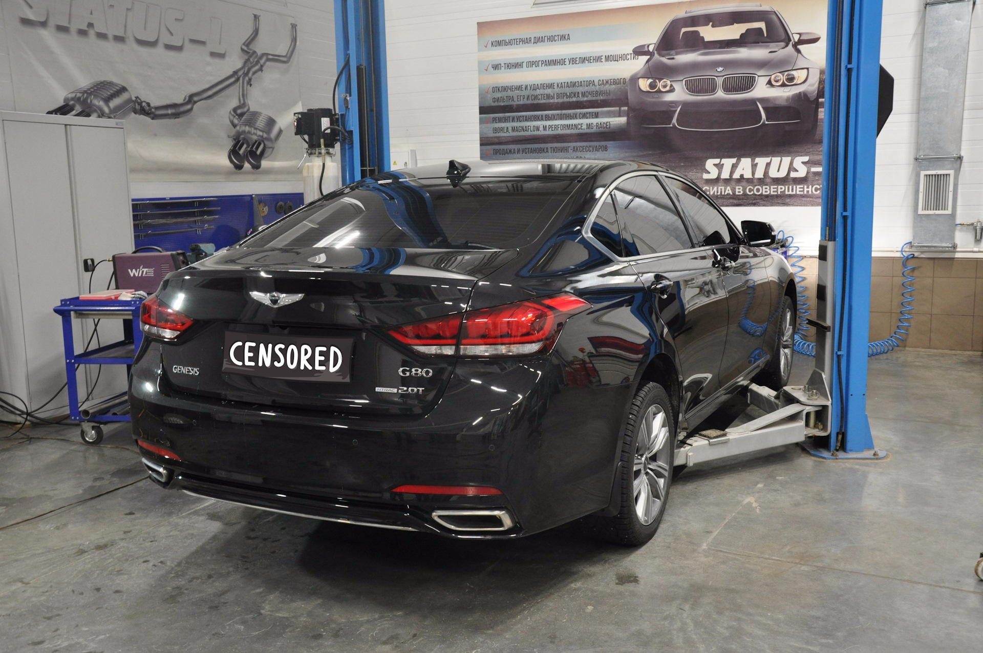 Тюнинг выхлопной системы Hyundai Genesis — STATUS-L Казань на DRIVE2