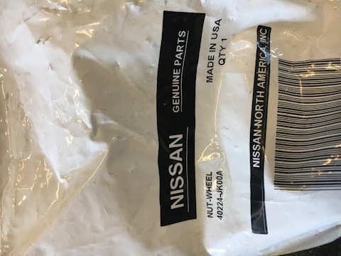 40224JK00A гайка колеса NISSAN INFINITI | Запчасти на DRIVE2