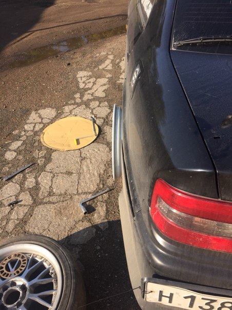 Work cr kai — Первая пробная примерка. — Toyota Chaser (100), 2,5 л ...