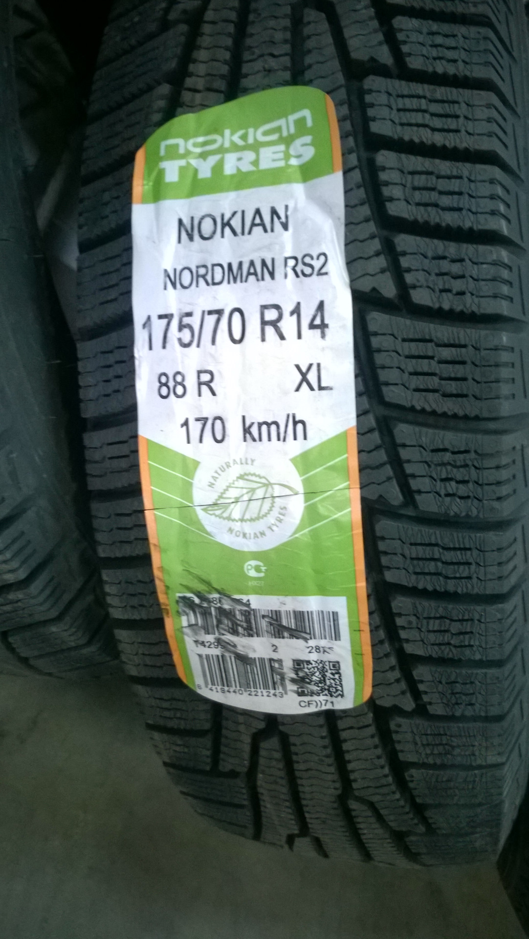 Шины Nokian Nordman RS2 — KIA Rio 5-door (2G), 1,4 л, 2011 года | шины ...