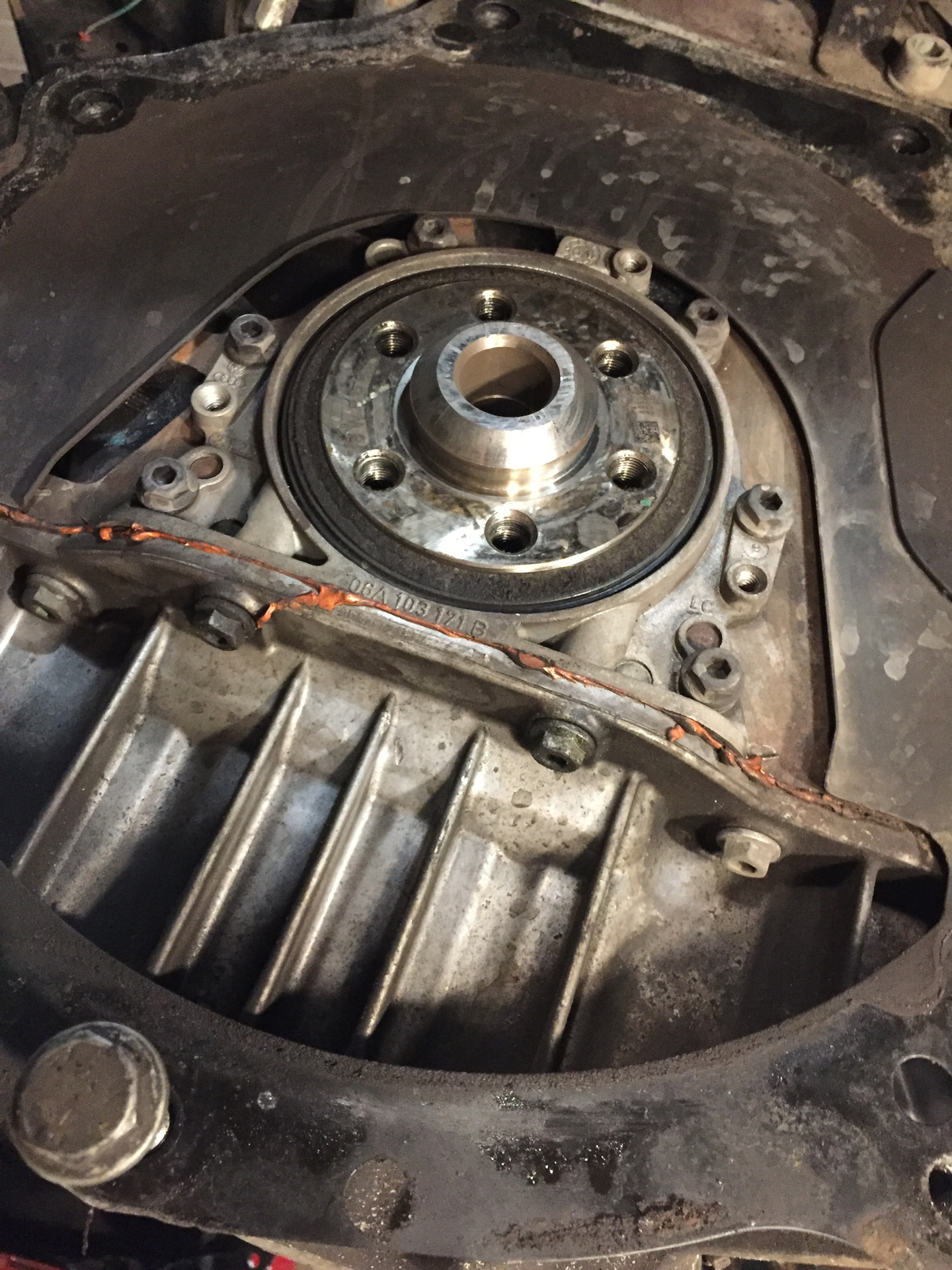 Сцепление ч2 — Skoda Octavia RS A4 Mk1, 1,8 л, 2001 года | своими ...