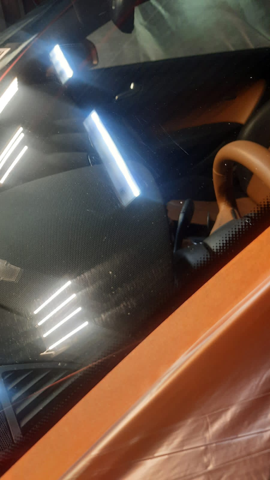 Полировка ветрового стекла + антидождь — Audi TT (2G), 2 л, 2009 года ...