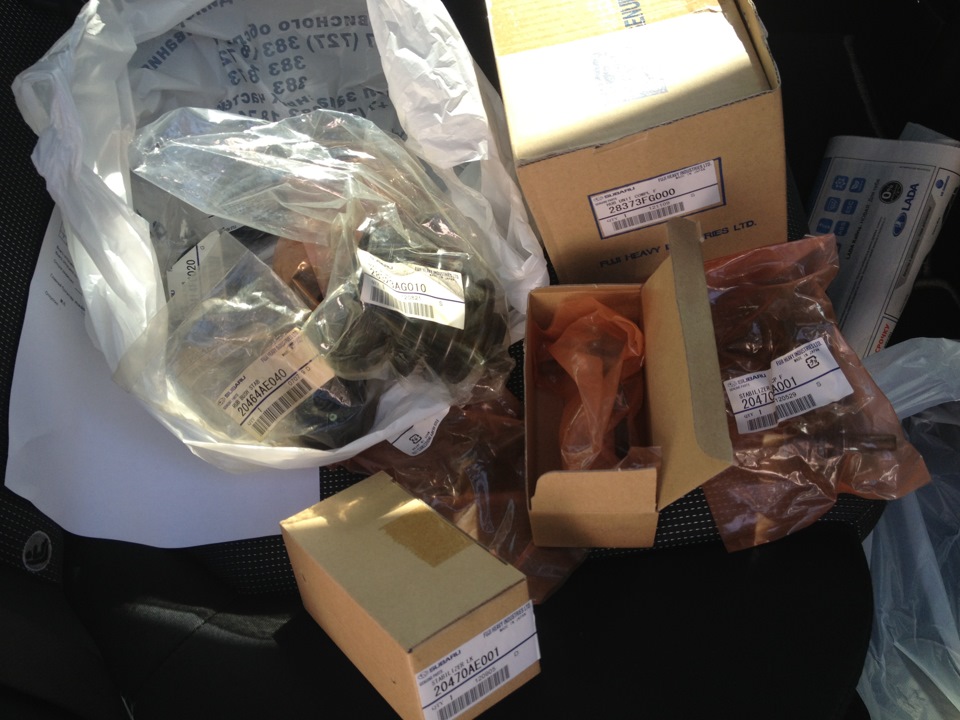 Ремонт подвески — Subaru Legacy (BL/BP), 2 л, 2004 года | визит на ...