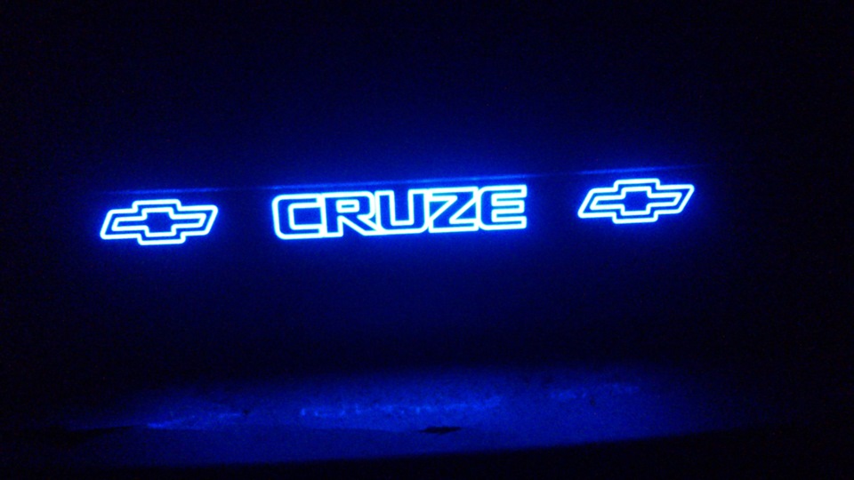 Рамка гос.номера — Chevrolet Cruze (1G), 1,6 л, 2010 года | стайлинг ...