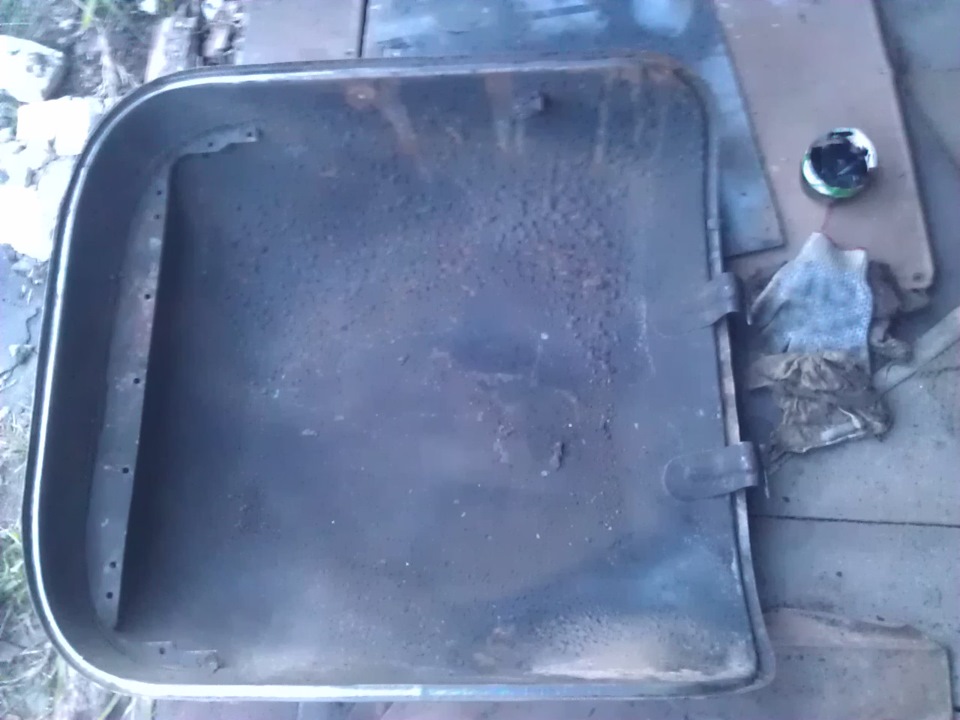 Крышка моторного отсека — УАЗ 2206, 2,2 л, 1993 года | кузовной ремонт ...