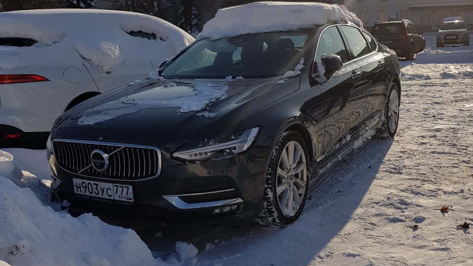 Передние брызговики — Volvo S90 (2G), 2 л, 2017 года | аксессуары | DRIVE2