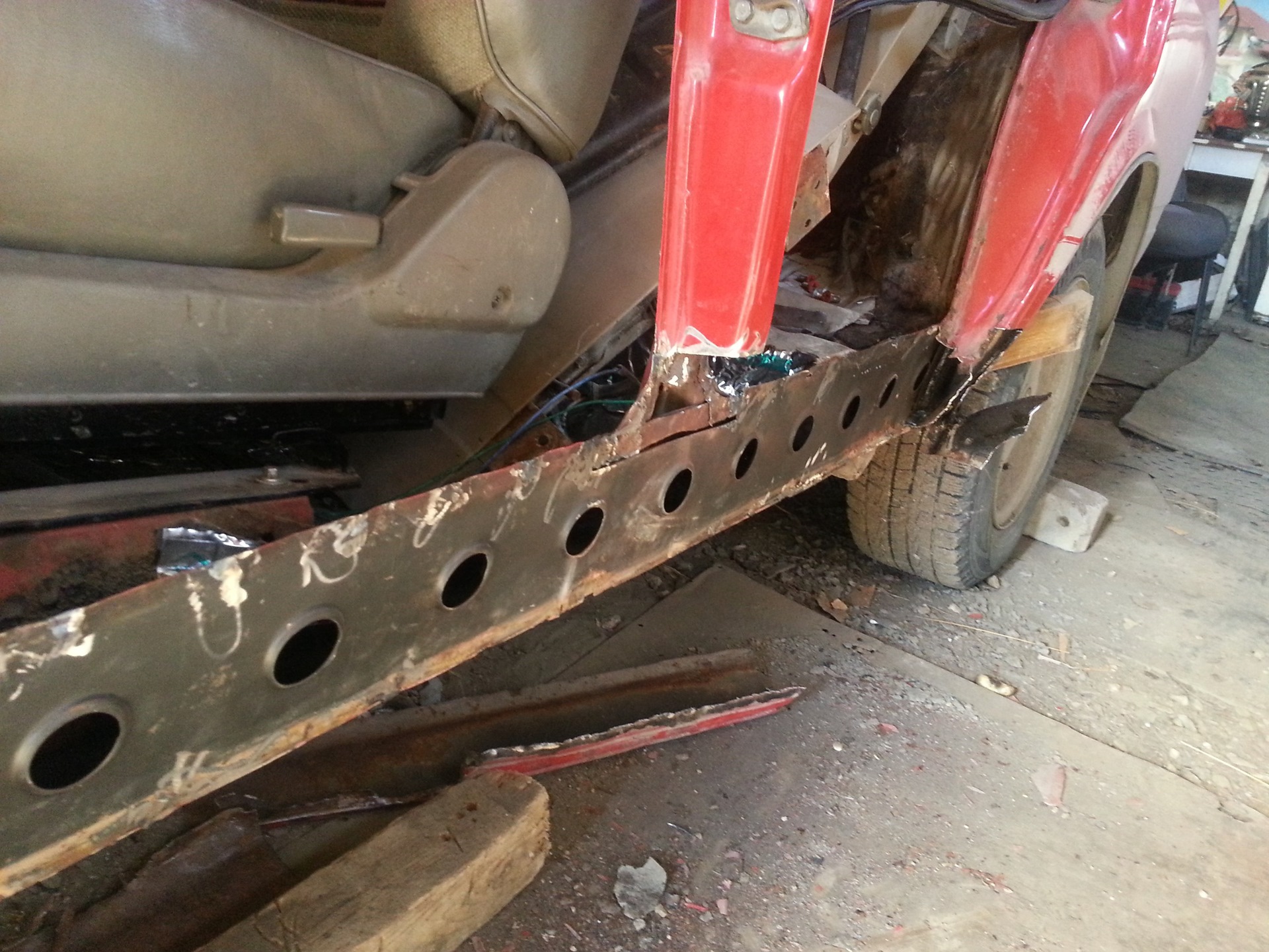 Сварка :-) — Lada 21058, 1,3 л, 1988 года | кузовной ремонт | DRIVE2