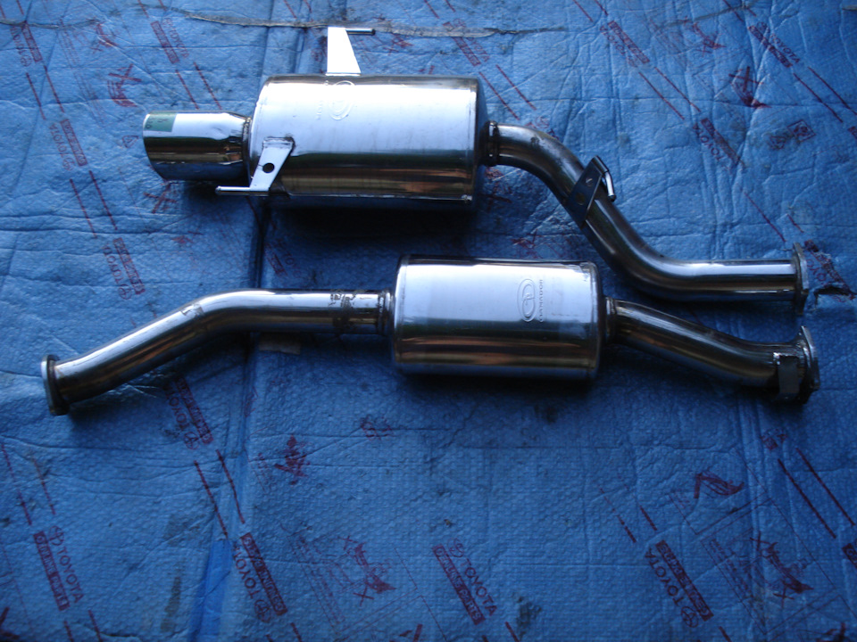 Exhaust Ganador for Altezza 1JZGTE — Toyota Altezza, 2,5 л, 2001 года ...