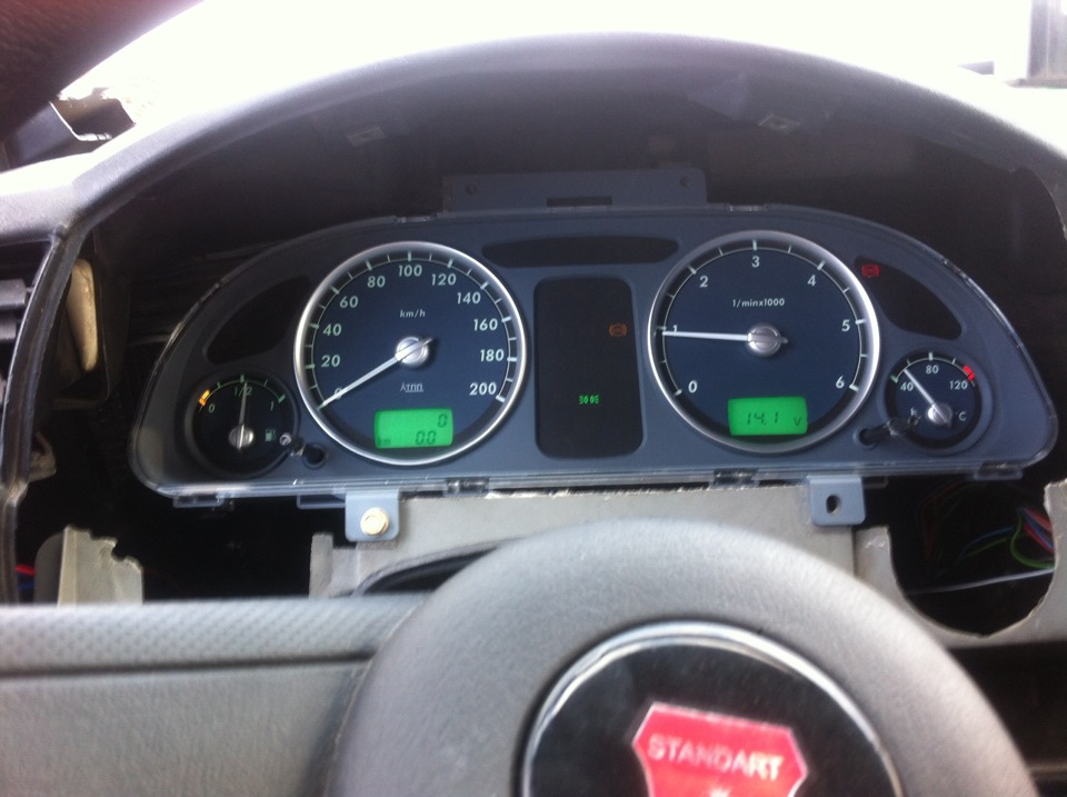 Замена комбинации приборов на газели — ГАЗ Газель, 2,3 л, 2005 года ...