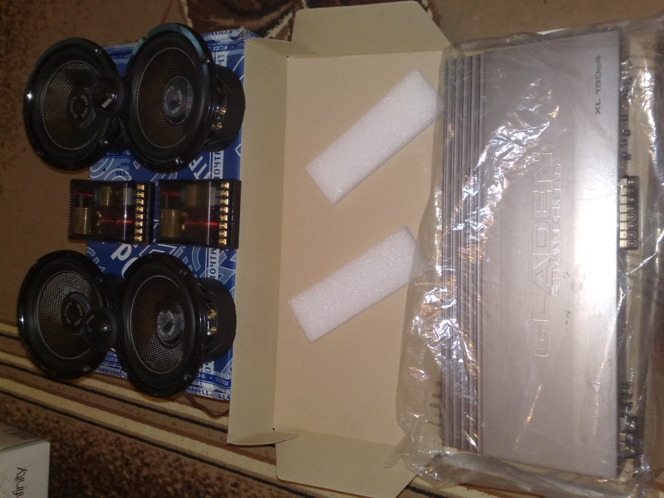 Продам комплект автозвука: Gladen Audio SQL 165 Dual, усь Gladen Audio ...
