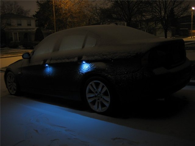 Подсветка внешних ручек и пространства около машины — Daewoo Nexia, 1,5 ...