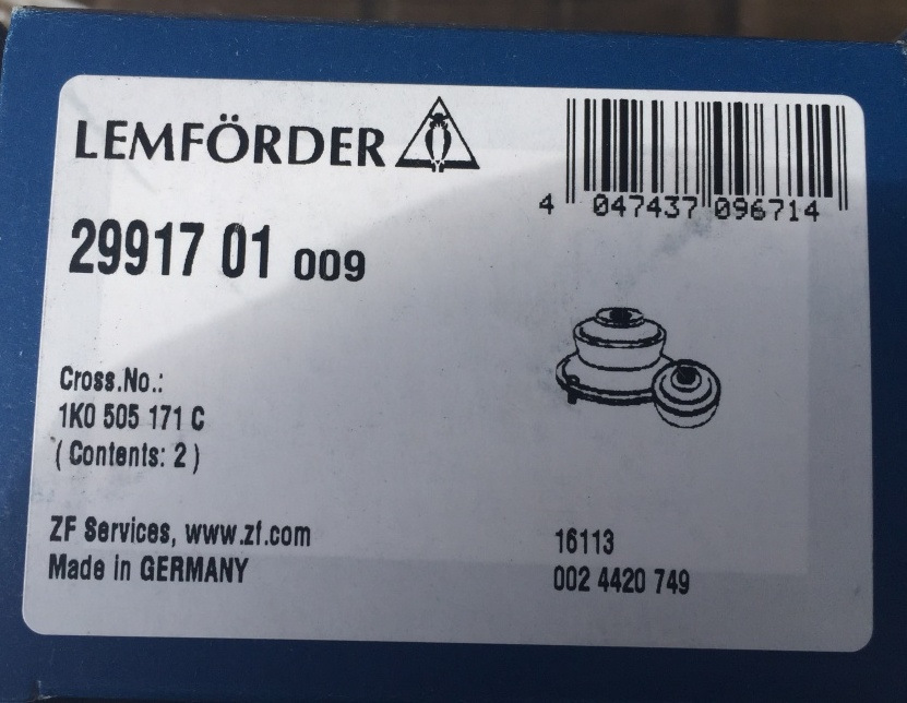 1K0505171C Сайлентблок VAG | Запчасти на DRIVE2