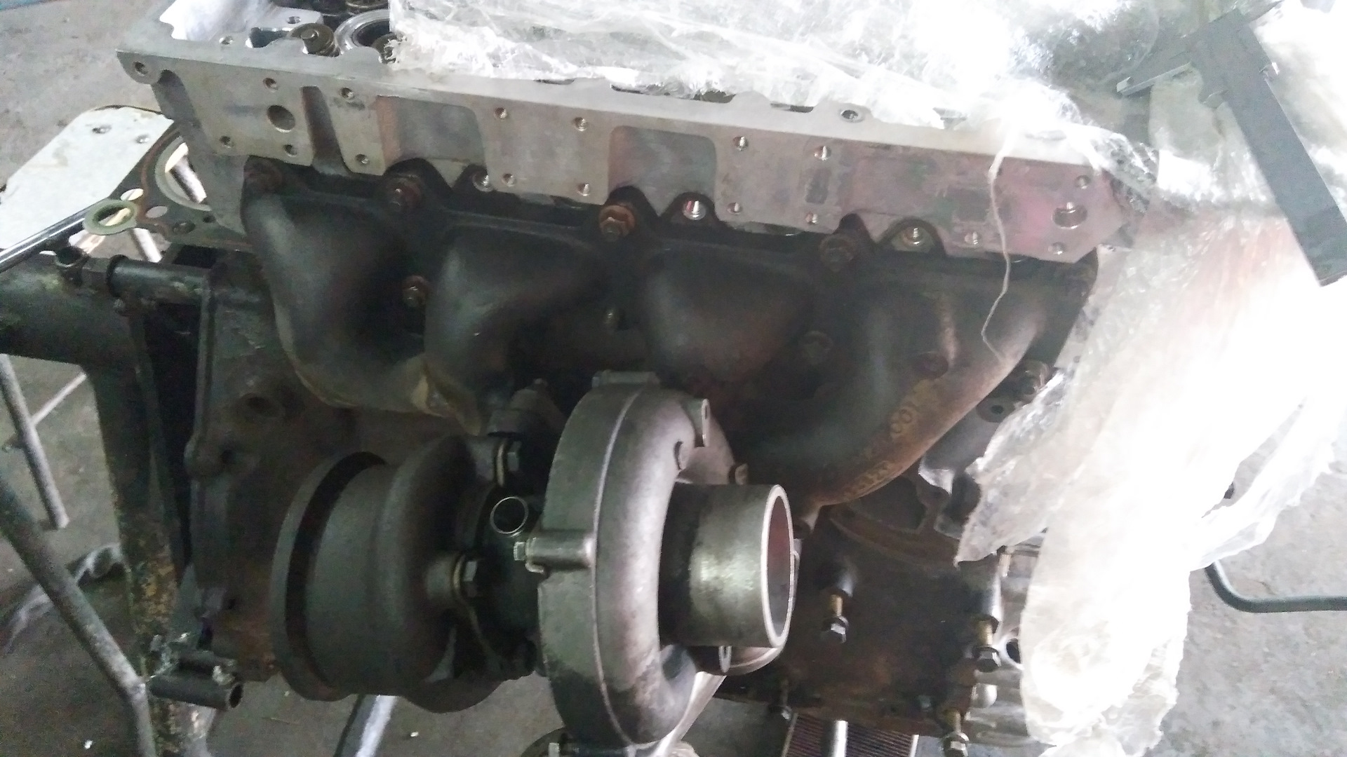 [Engine] Genuine om604.963 Изготавливаем коллектора — Mercedes-Benz E ...