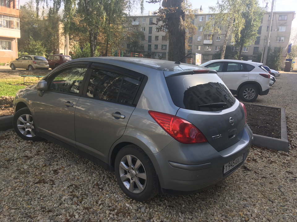 Тонировка — Nissan Tiida (1G), 1,6 л, 2007 года | тюнинг | DRIVE2