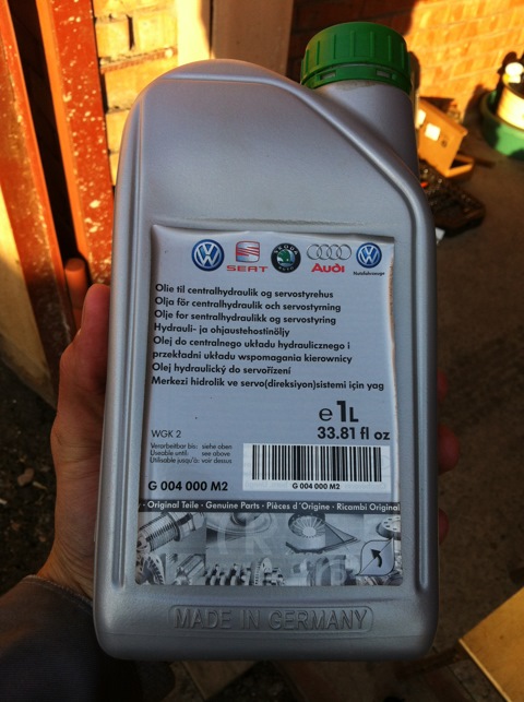 G004000 ЖИДКОСТЬ ДЛЯ ГИДРОСИСТЕМ VAG | Запчасти на DRIVE2