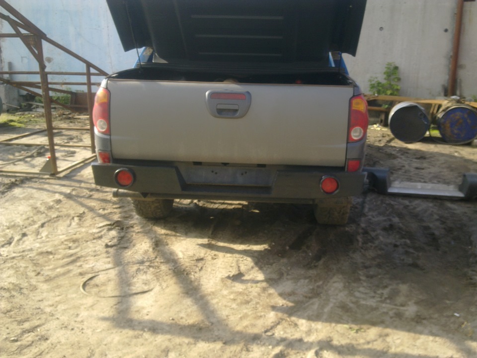 Поставил силовик! Ура! — Mitsubishi L200 (4G), 2008 года | аксессуары ...