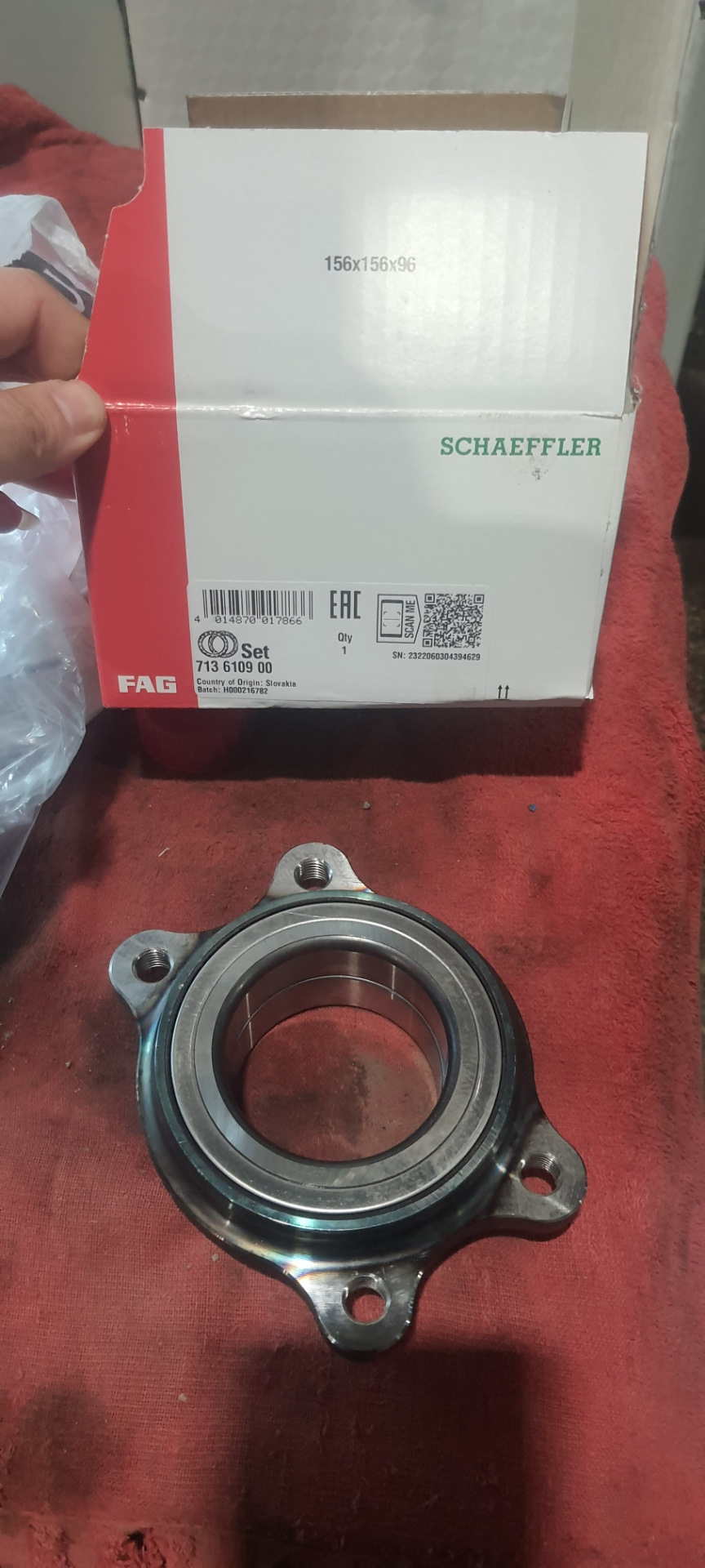 713610900 Комплект подшипника колеса FAG | Запчасти на DRIVE2