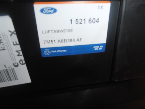 1521604 Дефлектор (пыльник) радиатора нижний / C-Max, Focus-II 07 ...