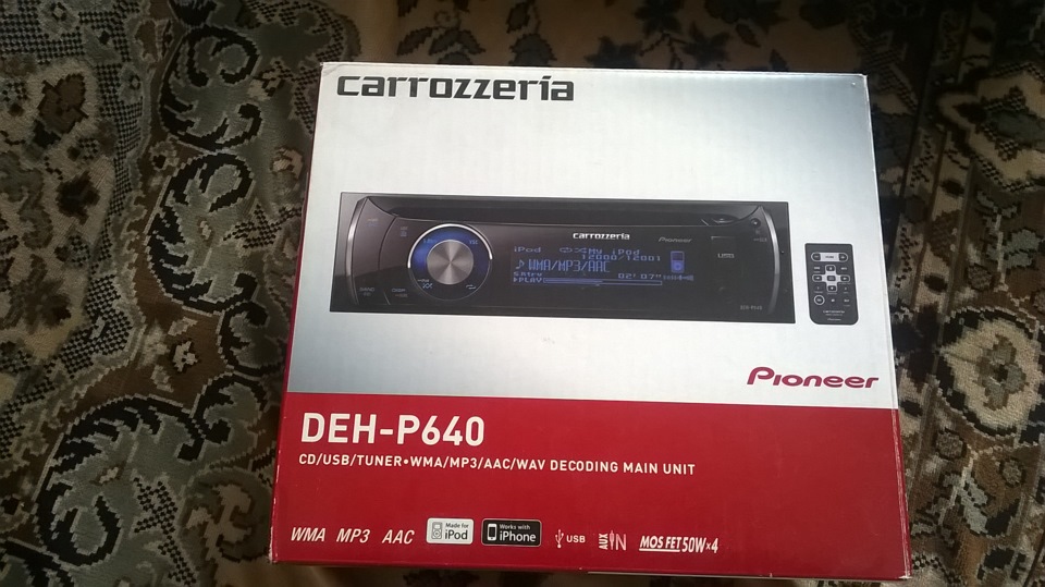 Carrozzeria DEH-P640 — Nissan Skyline (R34), 2,6 л, 1998 года ...