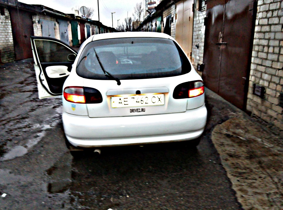 Тонировка задних фар — Daewoo Lanos, 1,5 л, 2003 года | тюнинг | DRIVE2