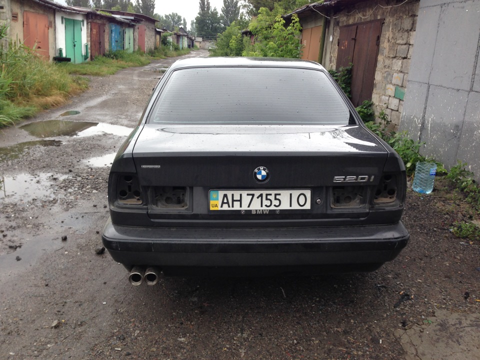 Тонировка задних фонарей) — BMW 5 series (E34), 2 л, 1992 года | тюнинг ...