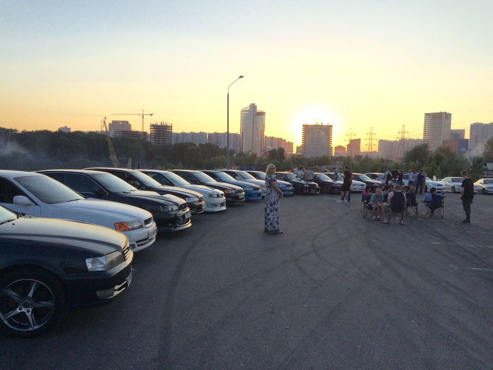 Встреча Chaser Family 2016 — Toyota Chaser (100), 2,5 л, 1998 года ...