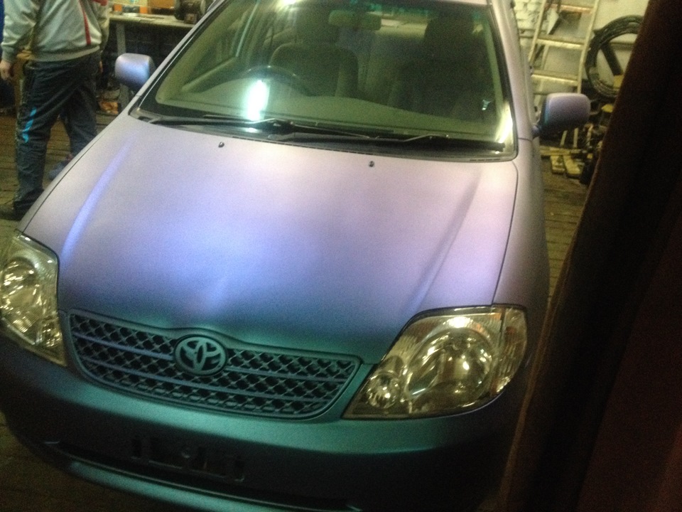 Toyota corolla & Plasti Dip GC-47 Alien Pearl — DRIVE2