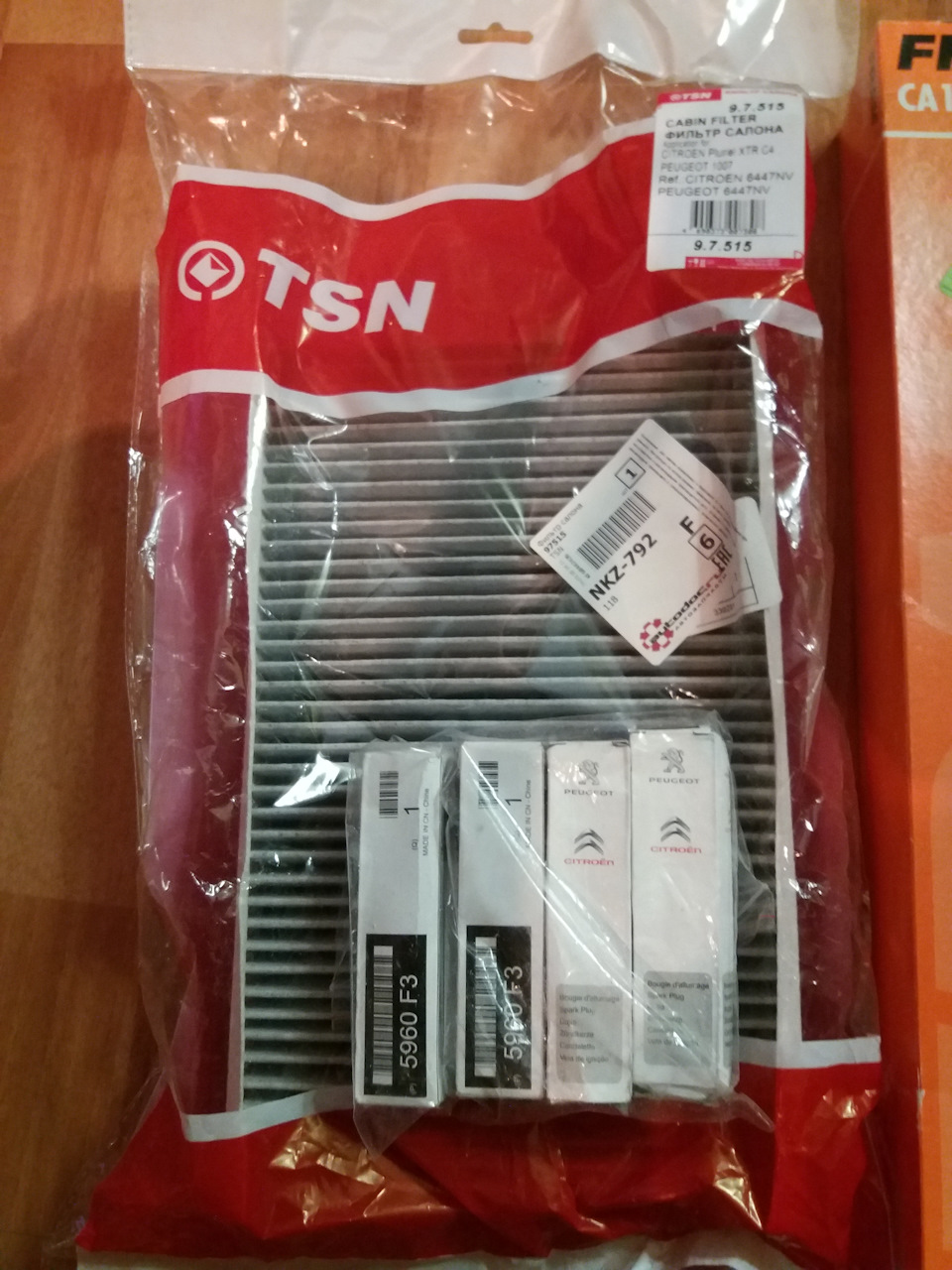 5960F3 Свеча зажигания Peugeot Citroen | Запчасти на DRIVE2