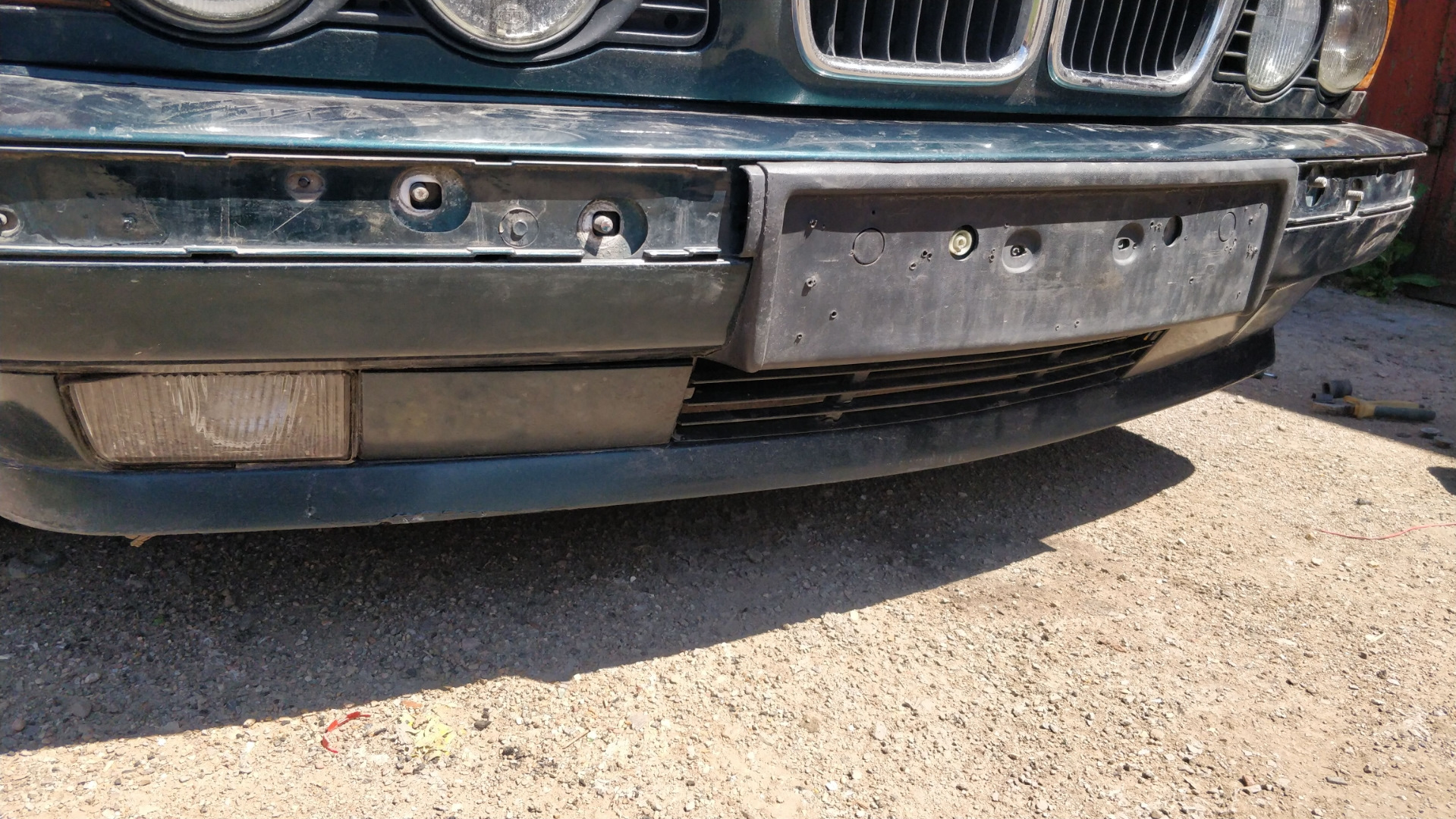 42. Ремонт бампера своими руками — BMW 5 series (E34), 2,5 л, 1995 года ...
